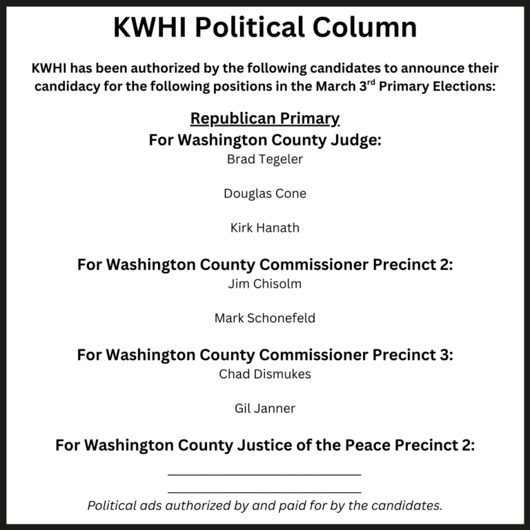 THURSDAY COUNTRY STORE – KWHI.com